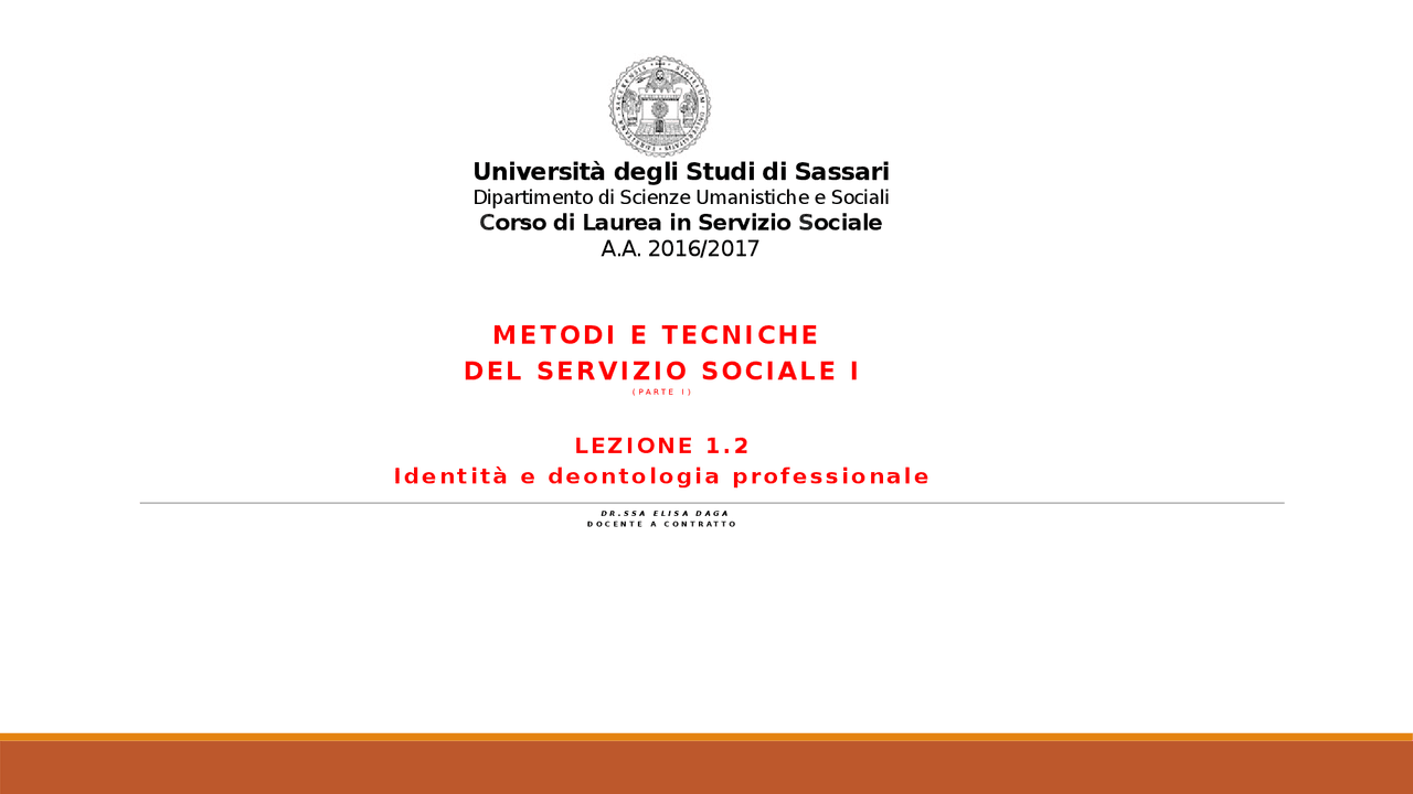 Metodi Nel Servizio Sociale Docsity