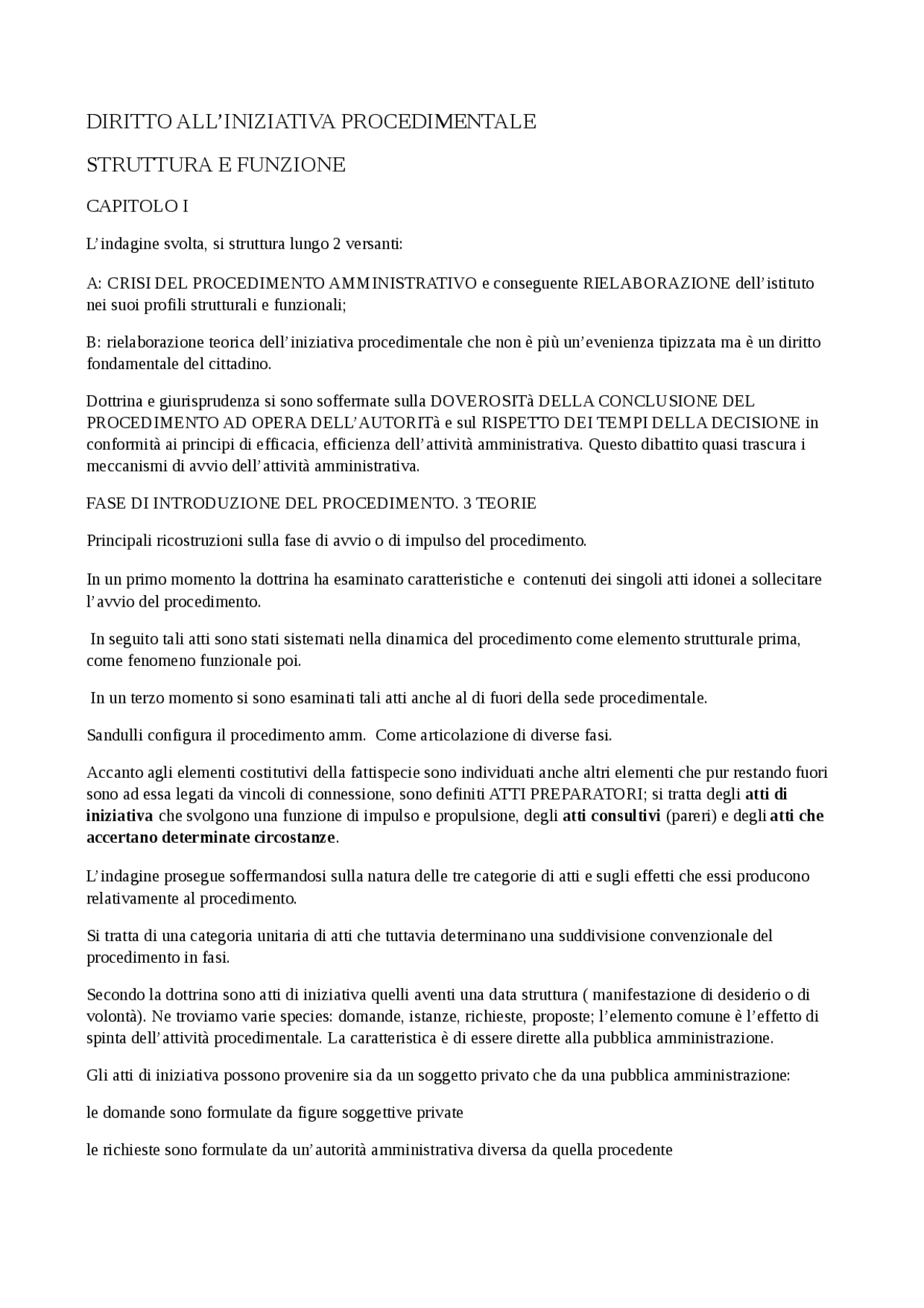 Dispense Parte Speciale Diritto Amministrativo Docsity