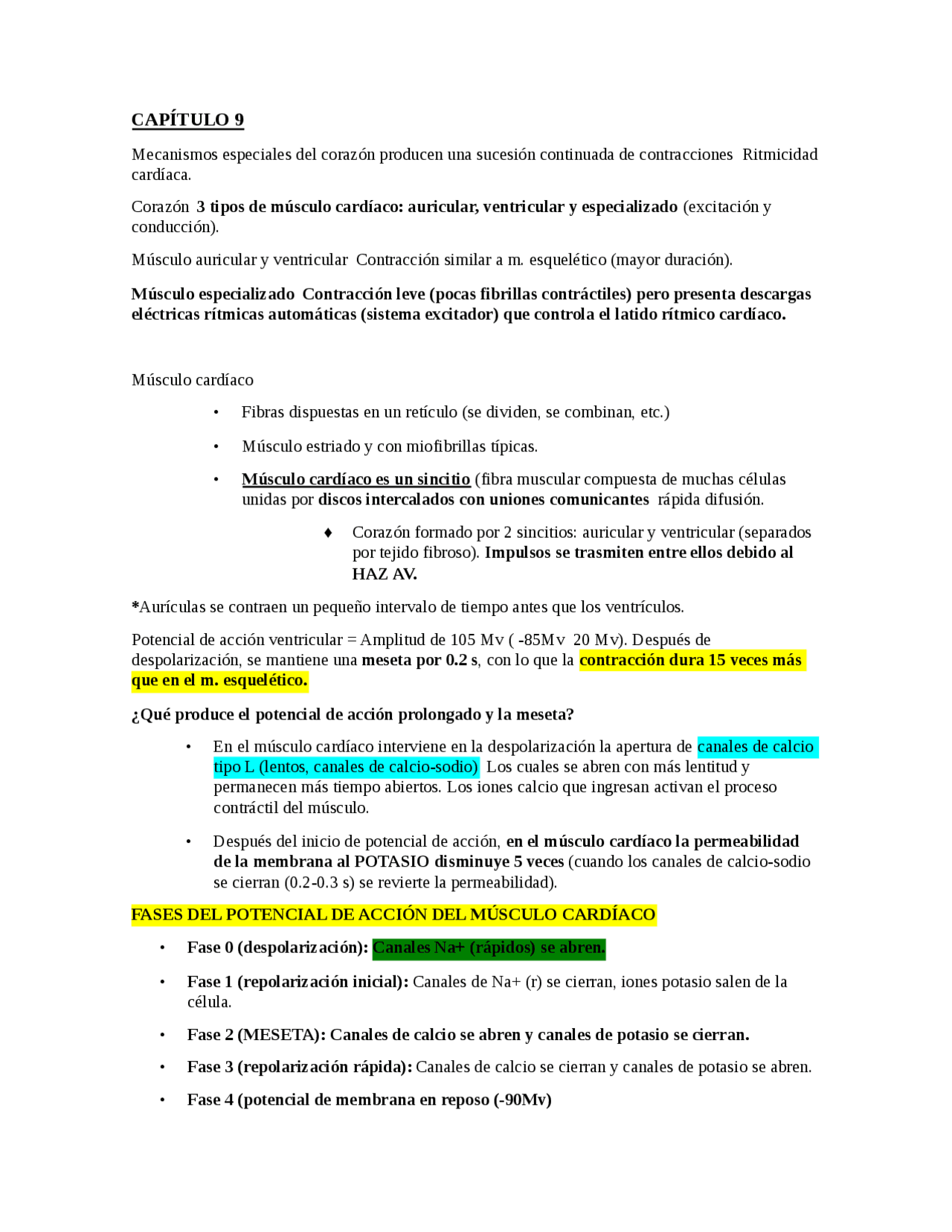Resumen Guyton Variado Docsity