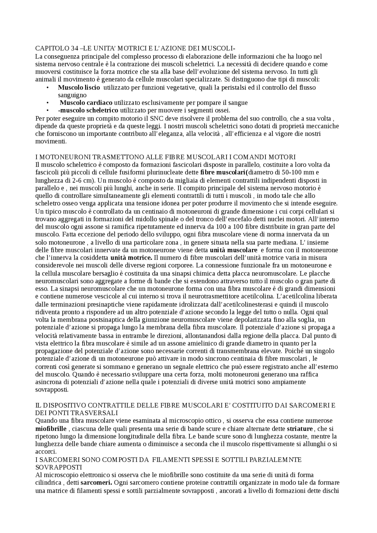 Neuroscienze Cognitive Docsity