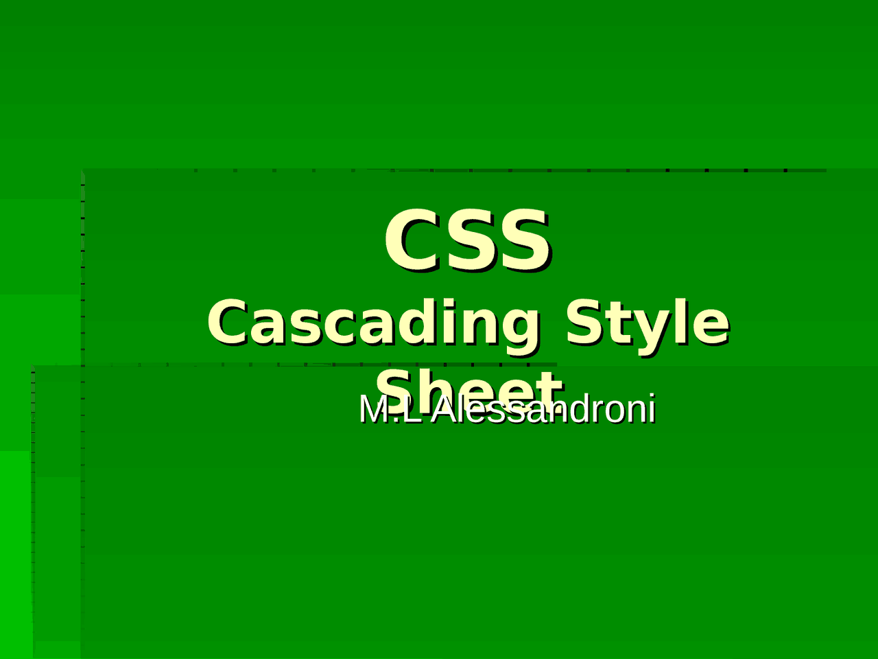 Elenco Dei Marcatori Nei Fogli Di Stile Css Docsity