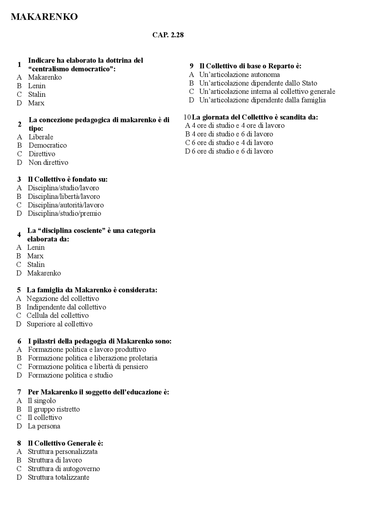 Storia Delle Istituzioni Educative Docsity