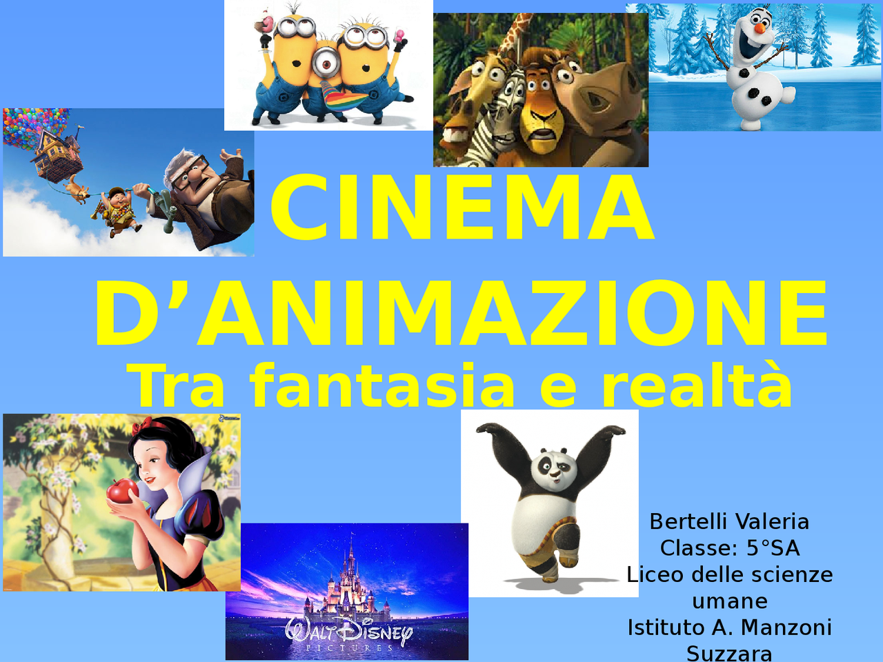 Tesina Cinema d'Animazione - Docsity