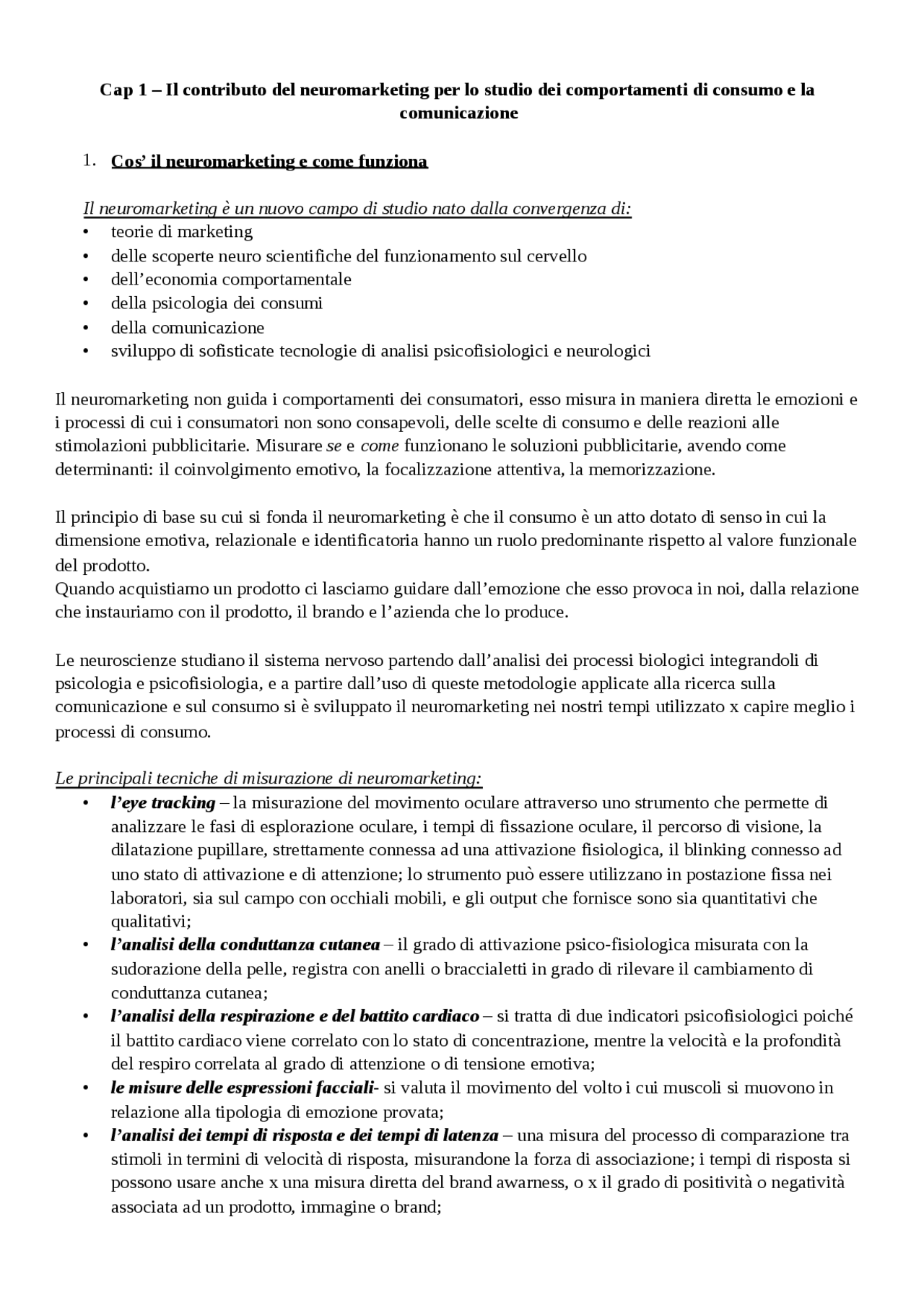 Neuromarketing Comunicazione E Comportamenti Di Consumo Vrusso Iulm