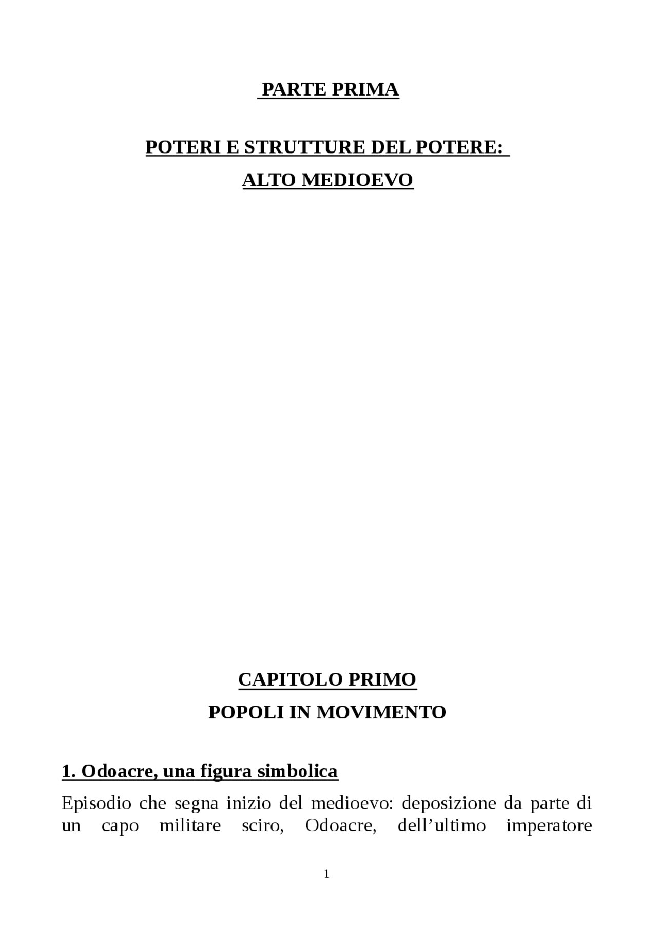 Dieci Secoli Di Medioevo Docsity