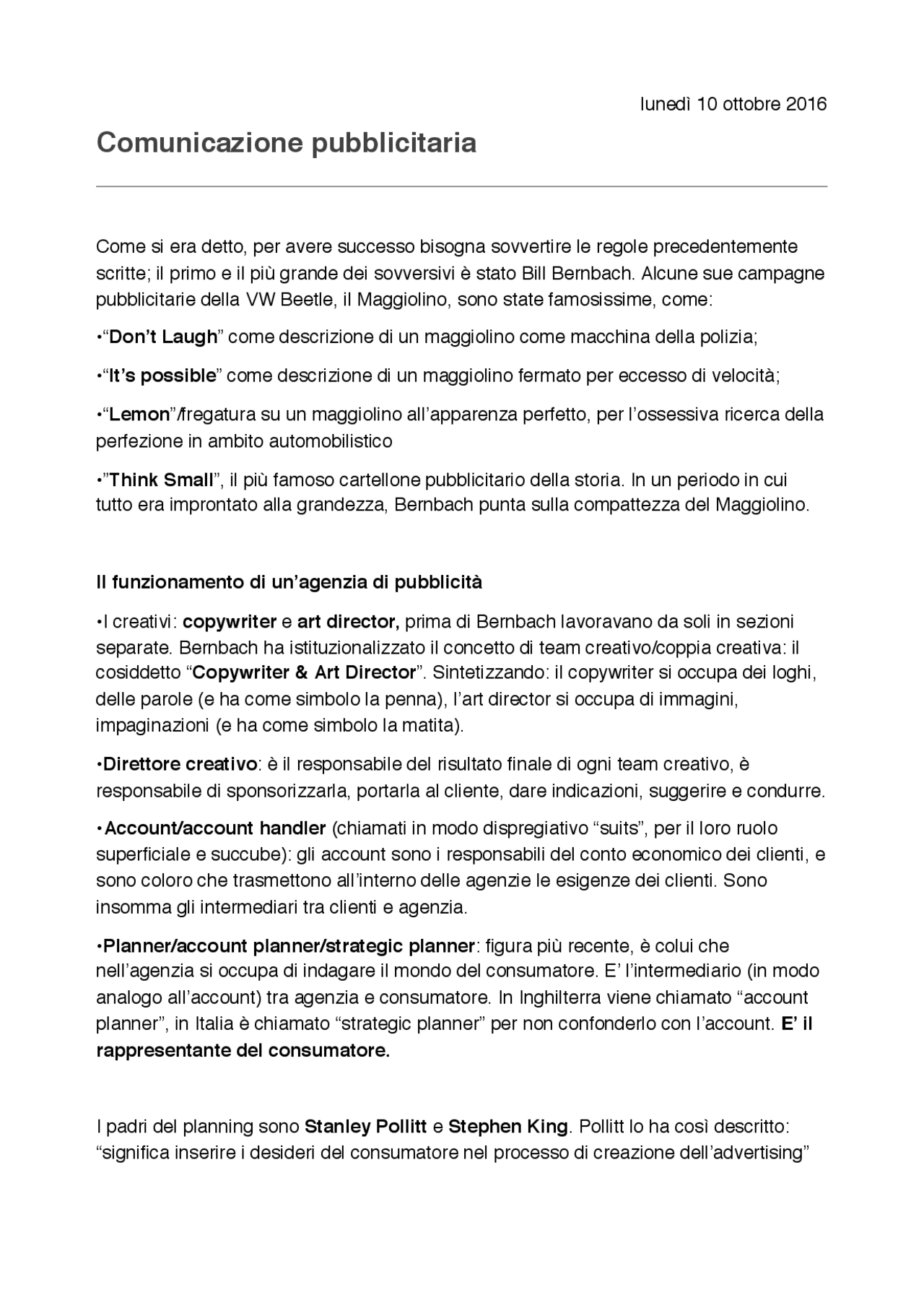 Appunti Di Linguaggi E Strategie Della Comunicazione Pubblicitaria