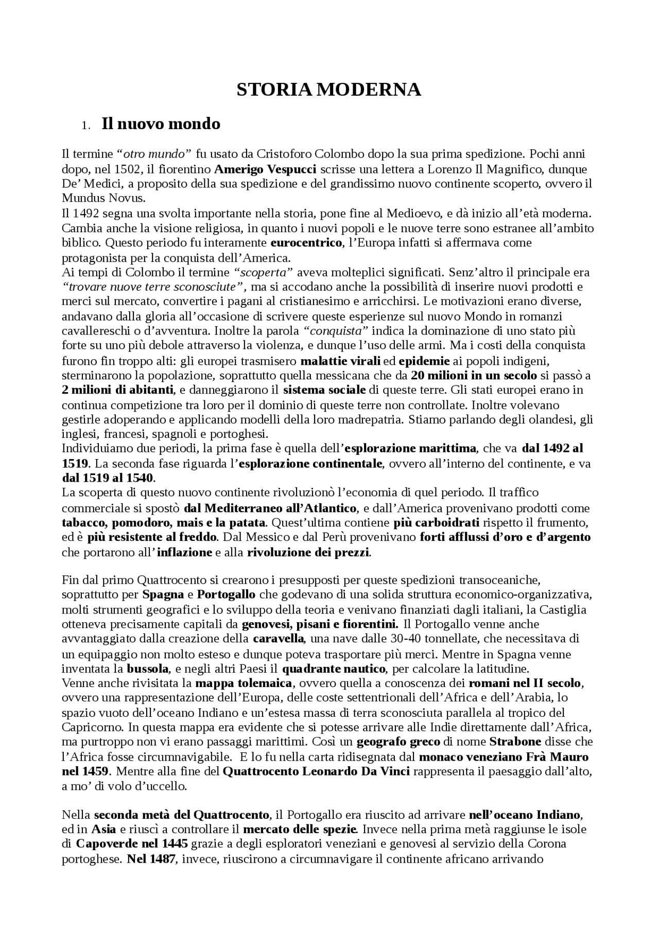 Le Vie Della Modernità Musi Docsity