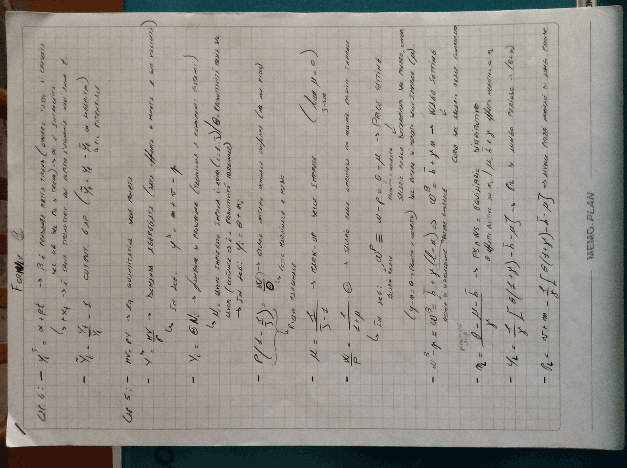 Formule Macroeconomia A Boitani Docsity