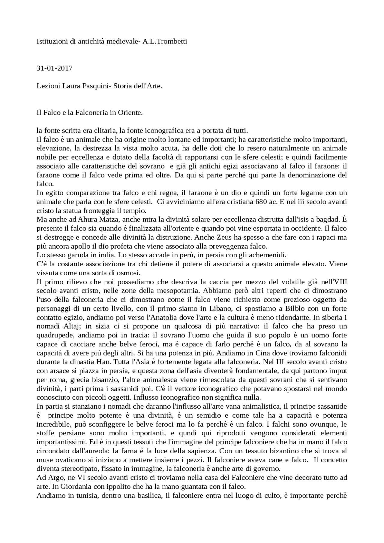 Appunti Istituzioni E Antichità Medievali Docsity