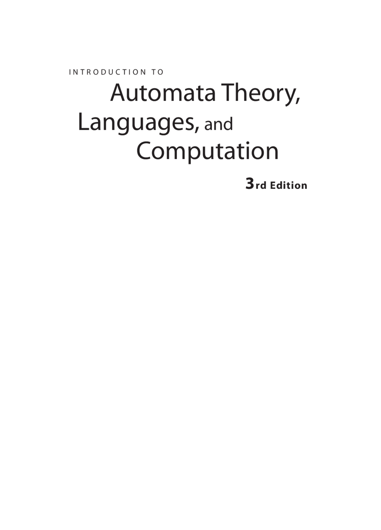 Theory of computation - Docsity