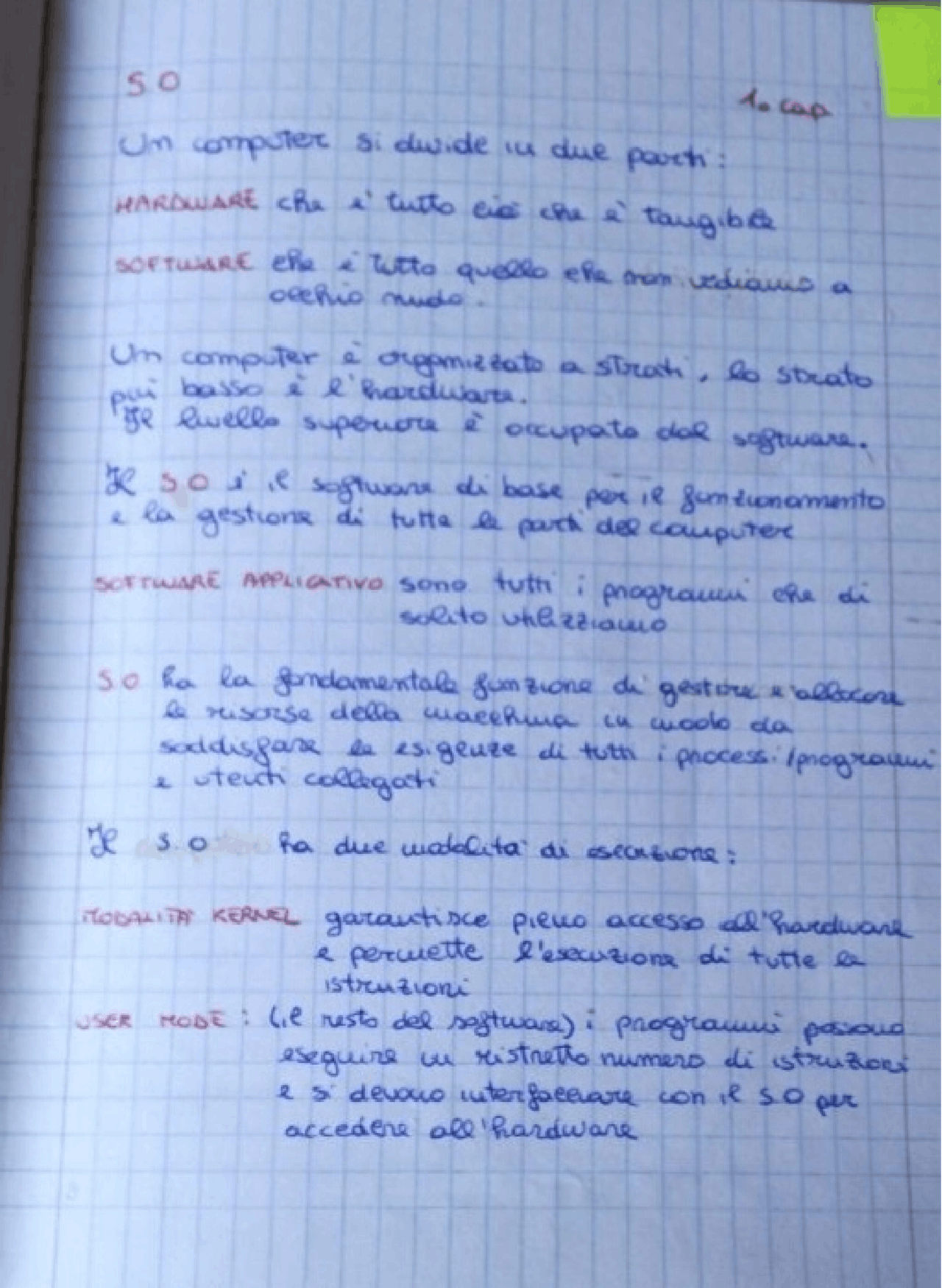 Definizione Di Sistemi Operativi Docsity