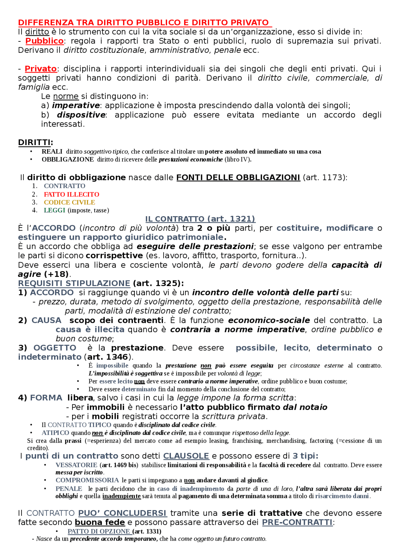 Programma Quinto Anno Docsity