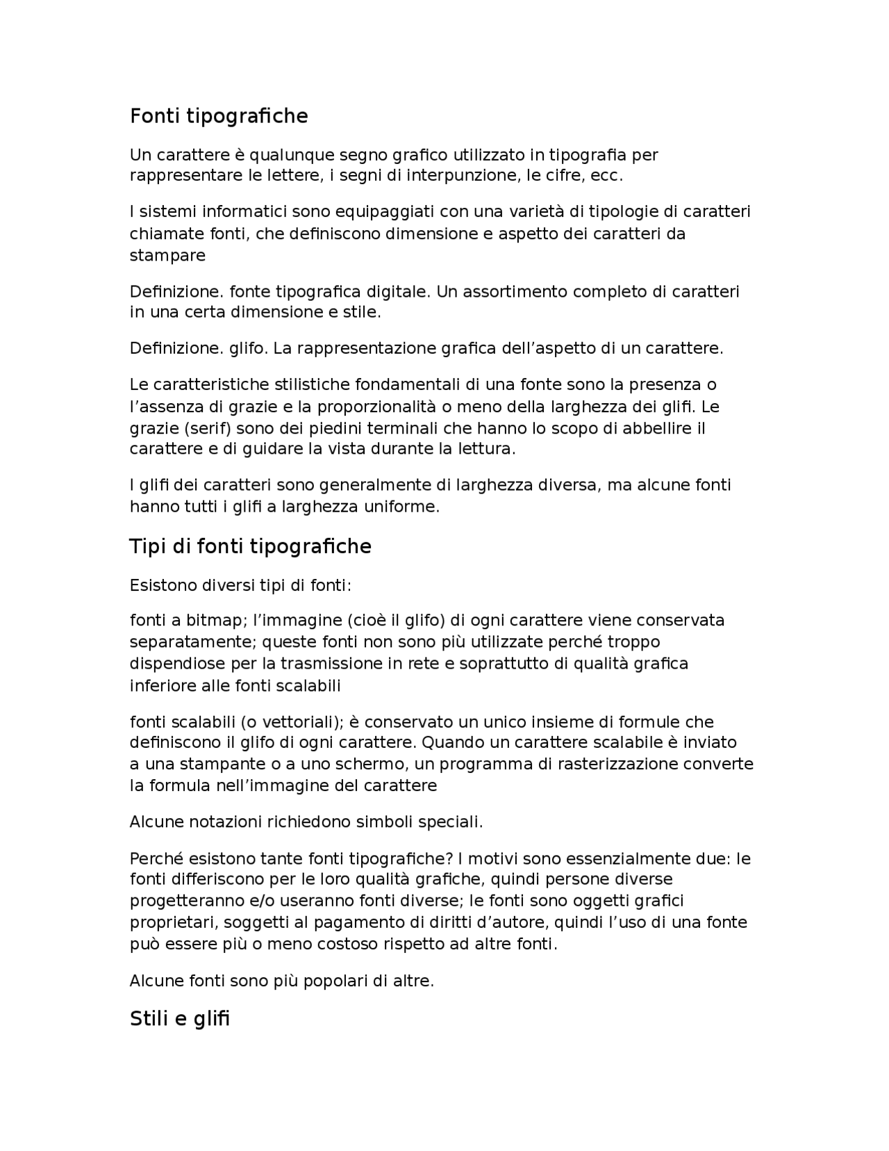Riassunti Informatica Di Base Unibo Docsity
