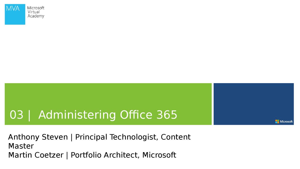 Administering Office 365: Managing Administrator Roles and Password ...