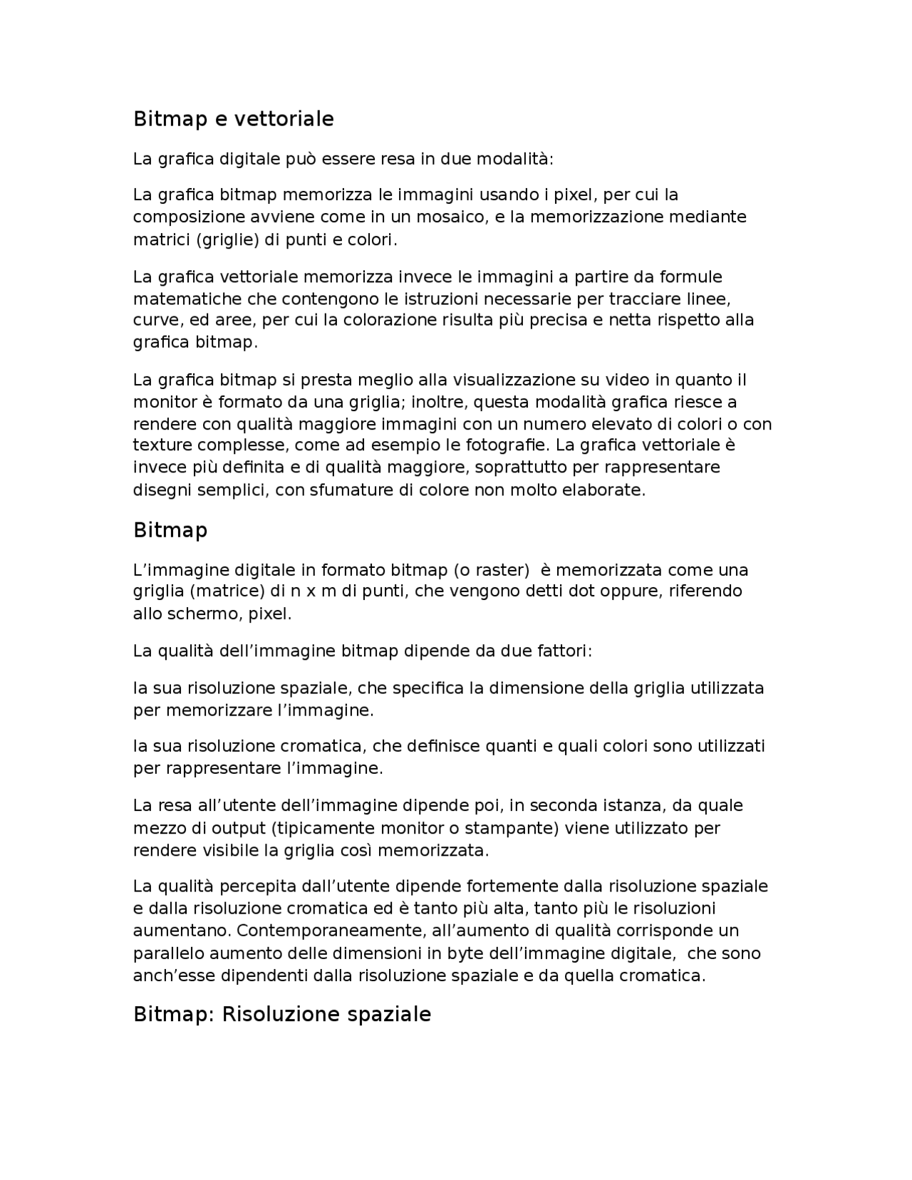 Riassunti Informatica Di Base Unibo Docsity