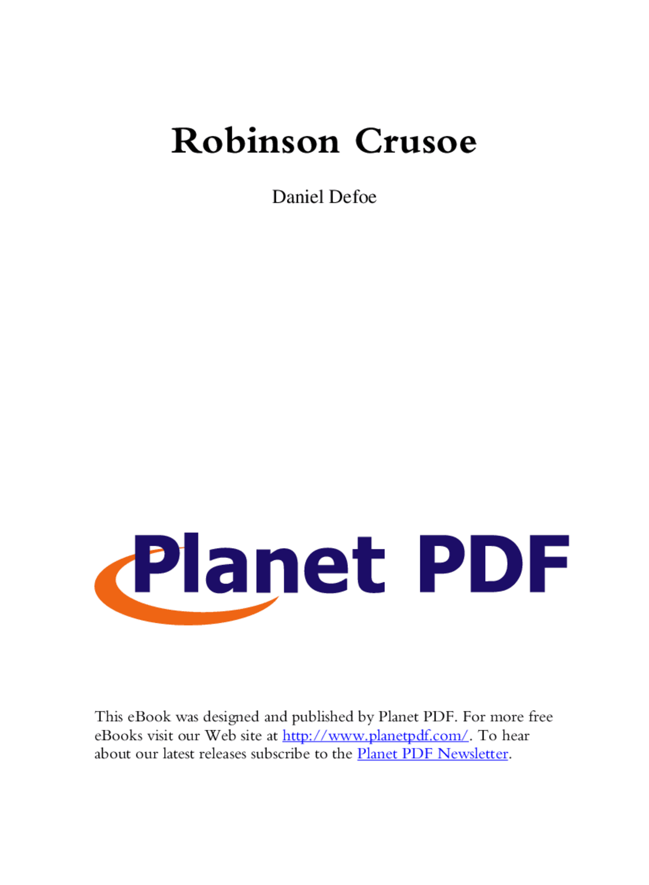 Robinson Crusoe Di Defoe Docsity