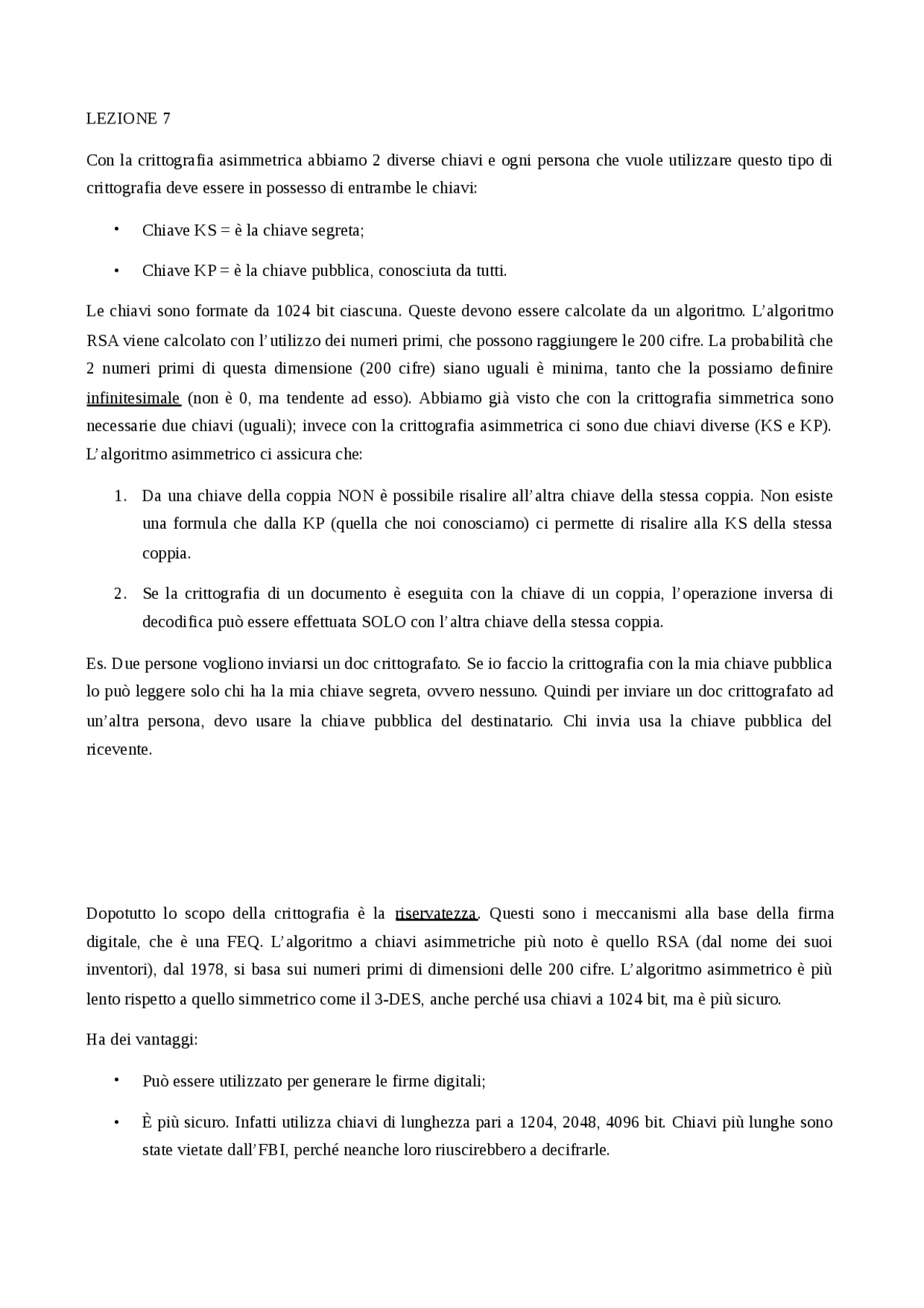 Informatica Documentale Lezione 7 - Docsity