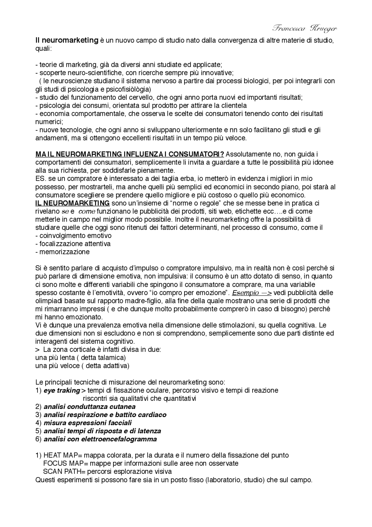 Riassunto Libro Neuromarketing Docsity