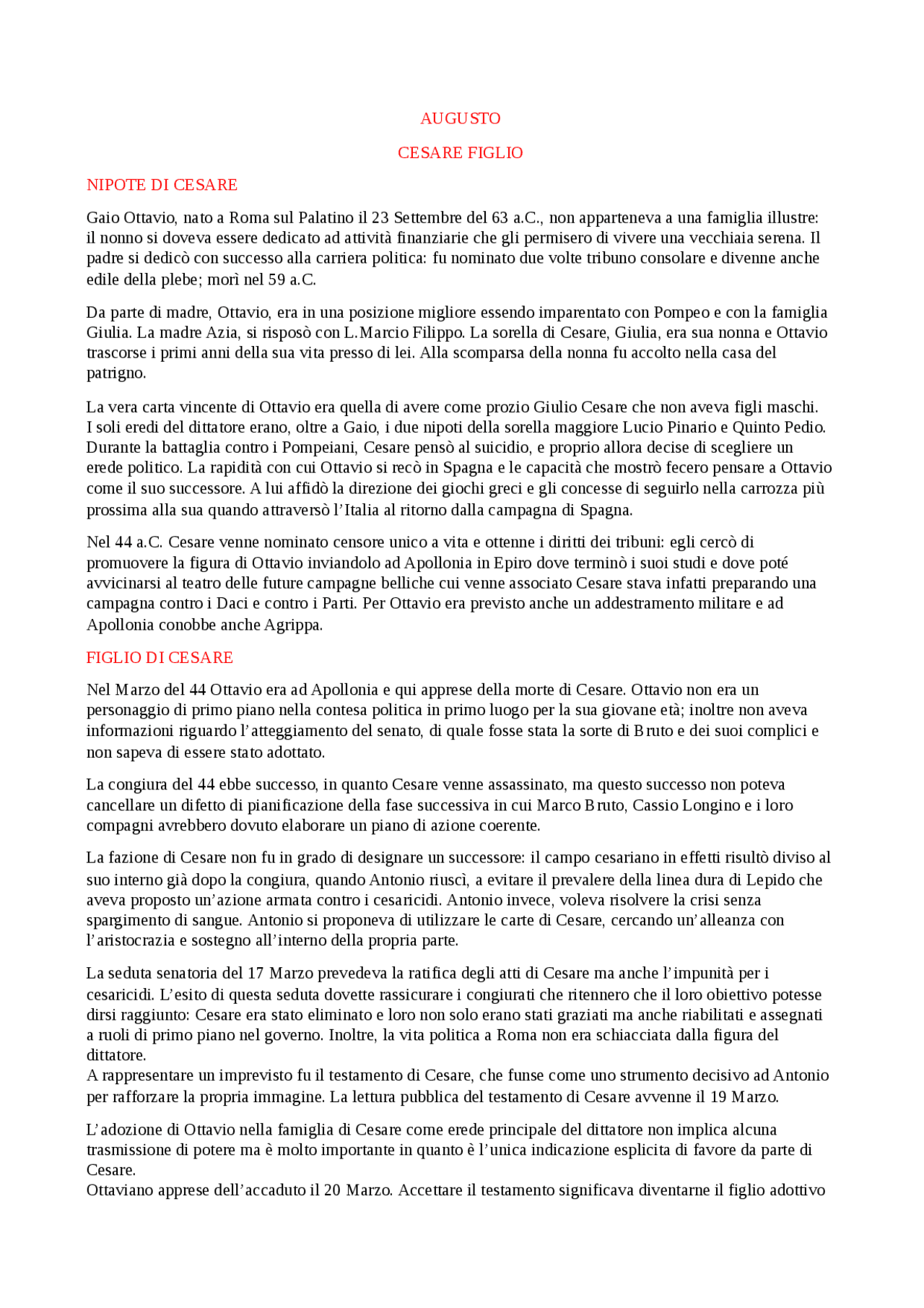 Augusto Di Arnaldo Marcone Docsity