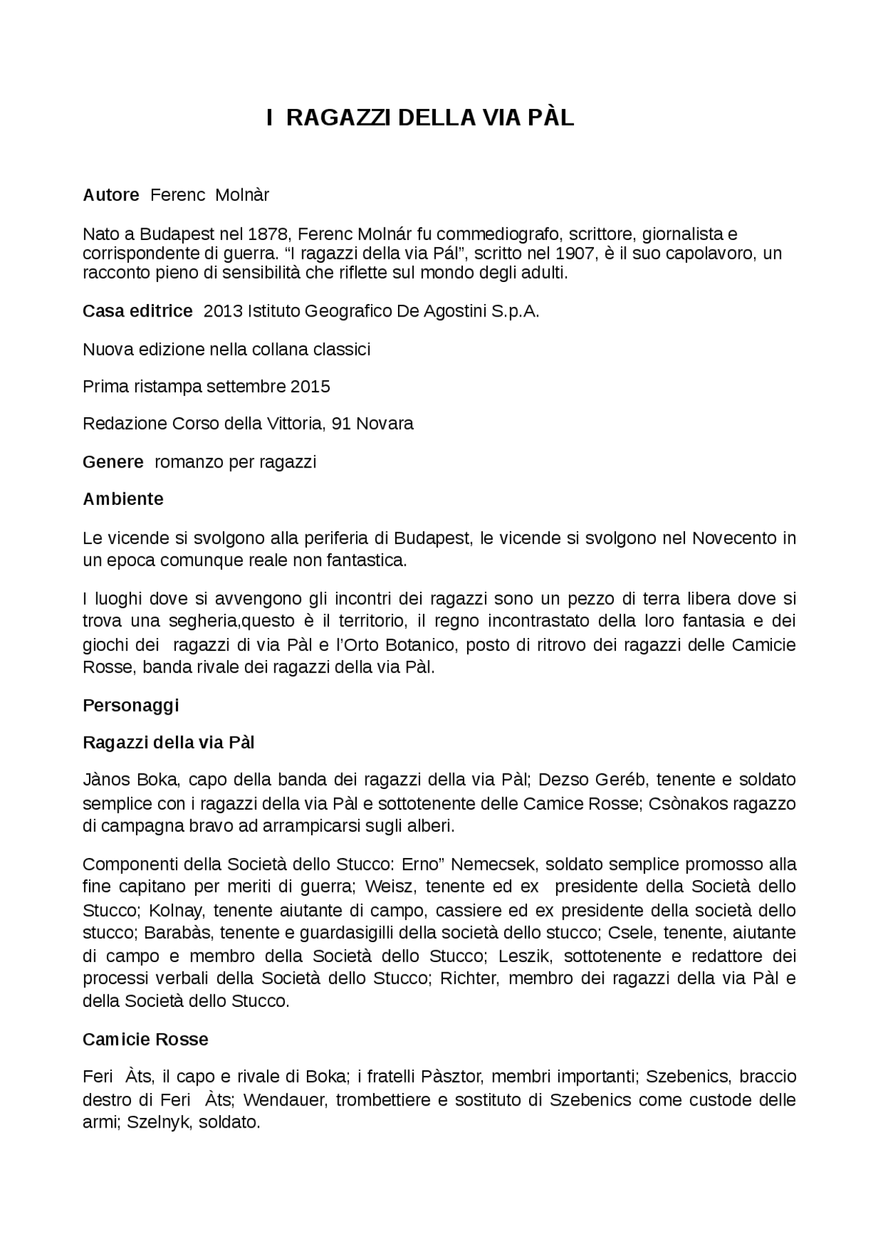 Schedatura Del Libro Docsity