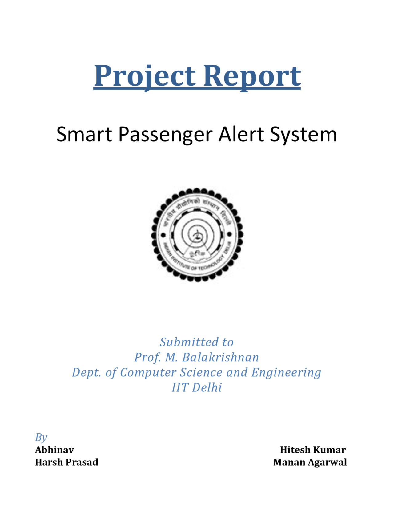 Project Report For It Docsity