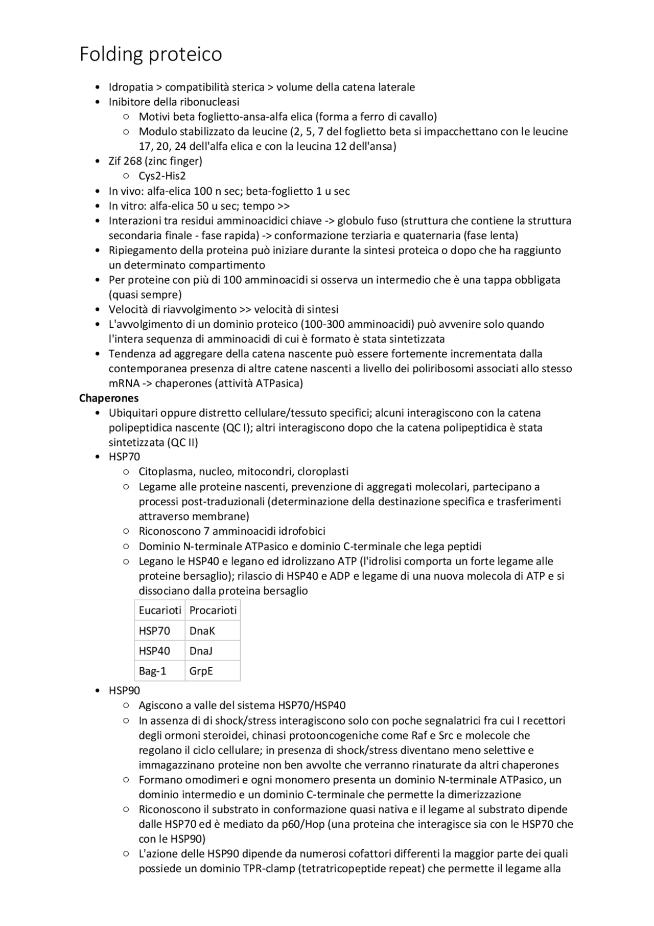 Appunti Di Biochimica Docsity