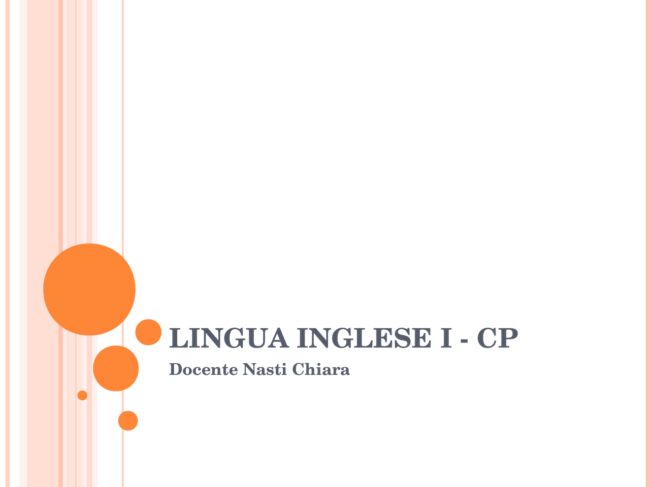 Slide Inglese 1 Le Function Words Docsity