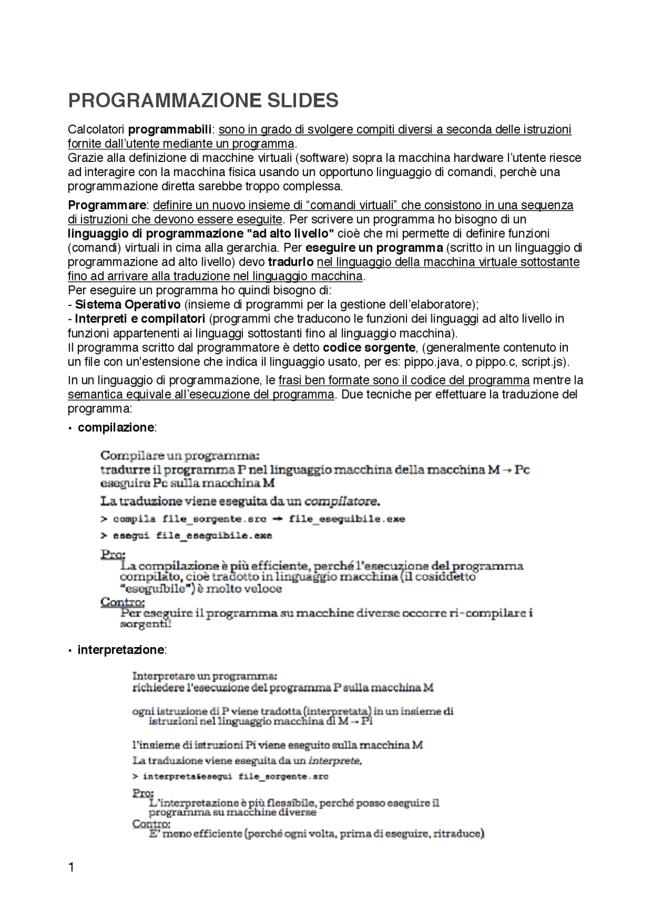 Riassunti Di Programmazione E Progettazione Web Docsity