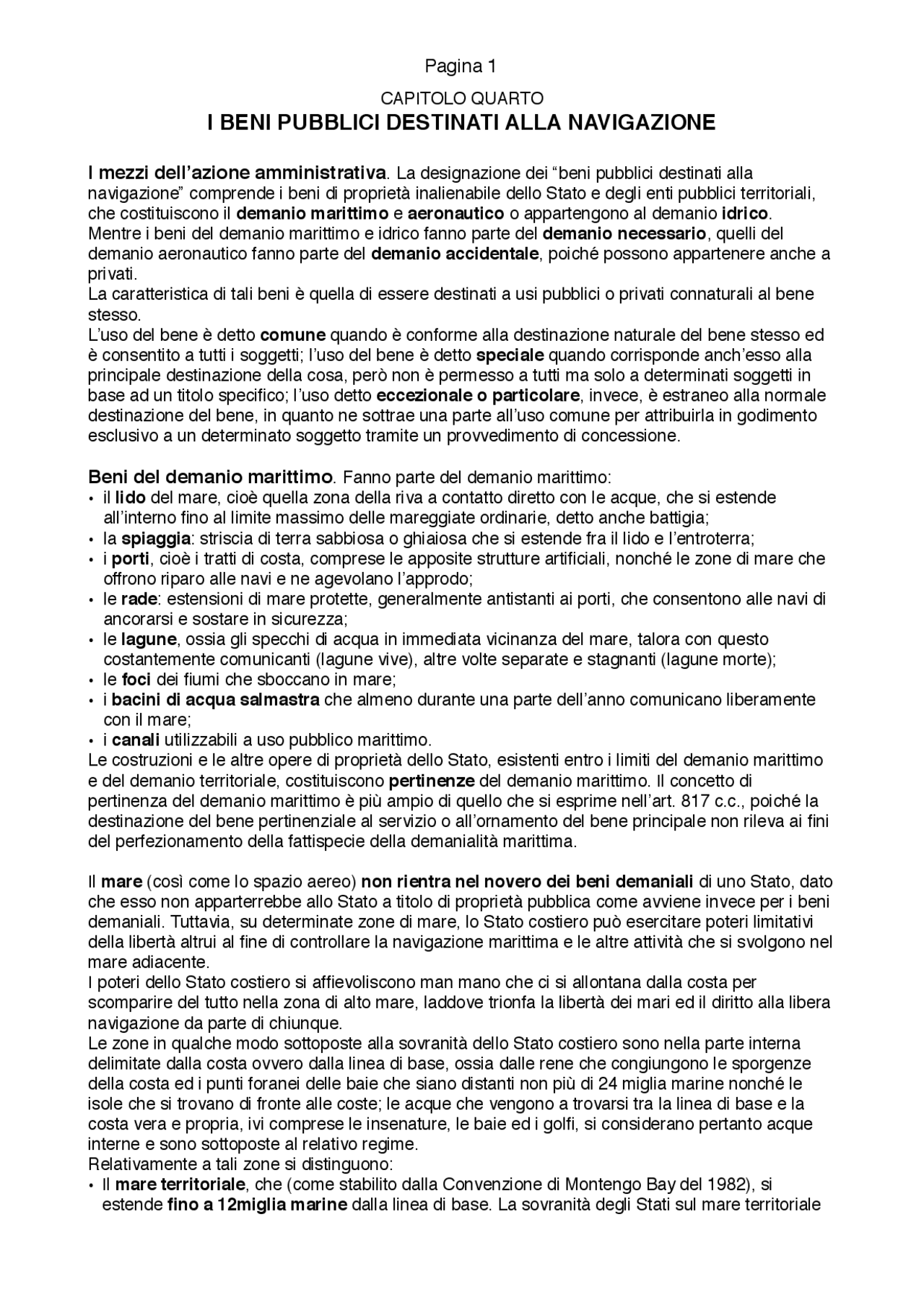 Breviario Di Diritto Della Navigazione L Tullio Docsity