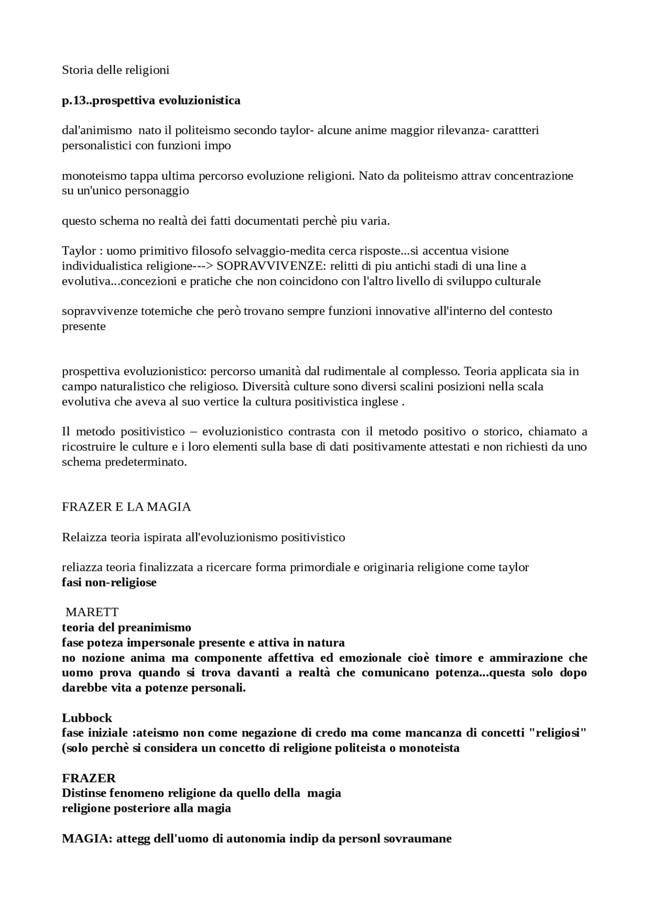 Riassunto By Cerutti Unibo Docsity