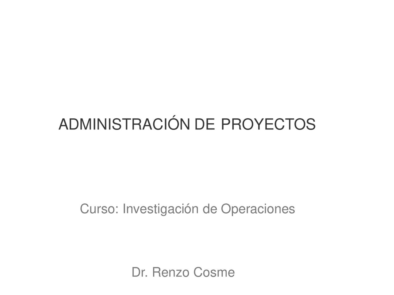 Pertcpm Cálculos De Investigación Docsity