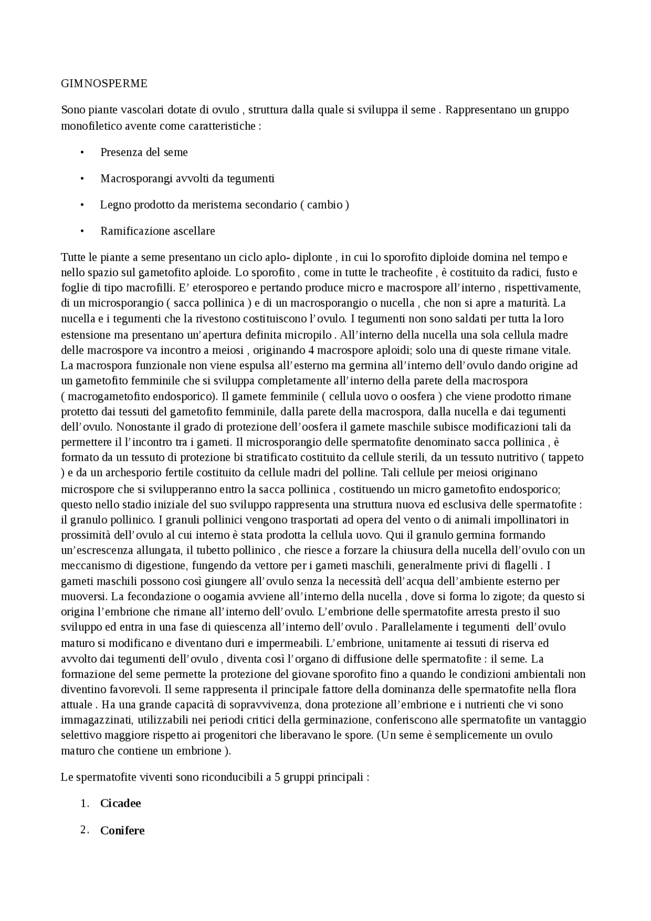 Botanica Sistematica Docsity