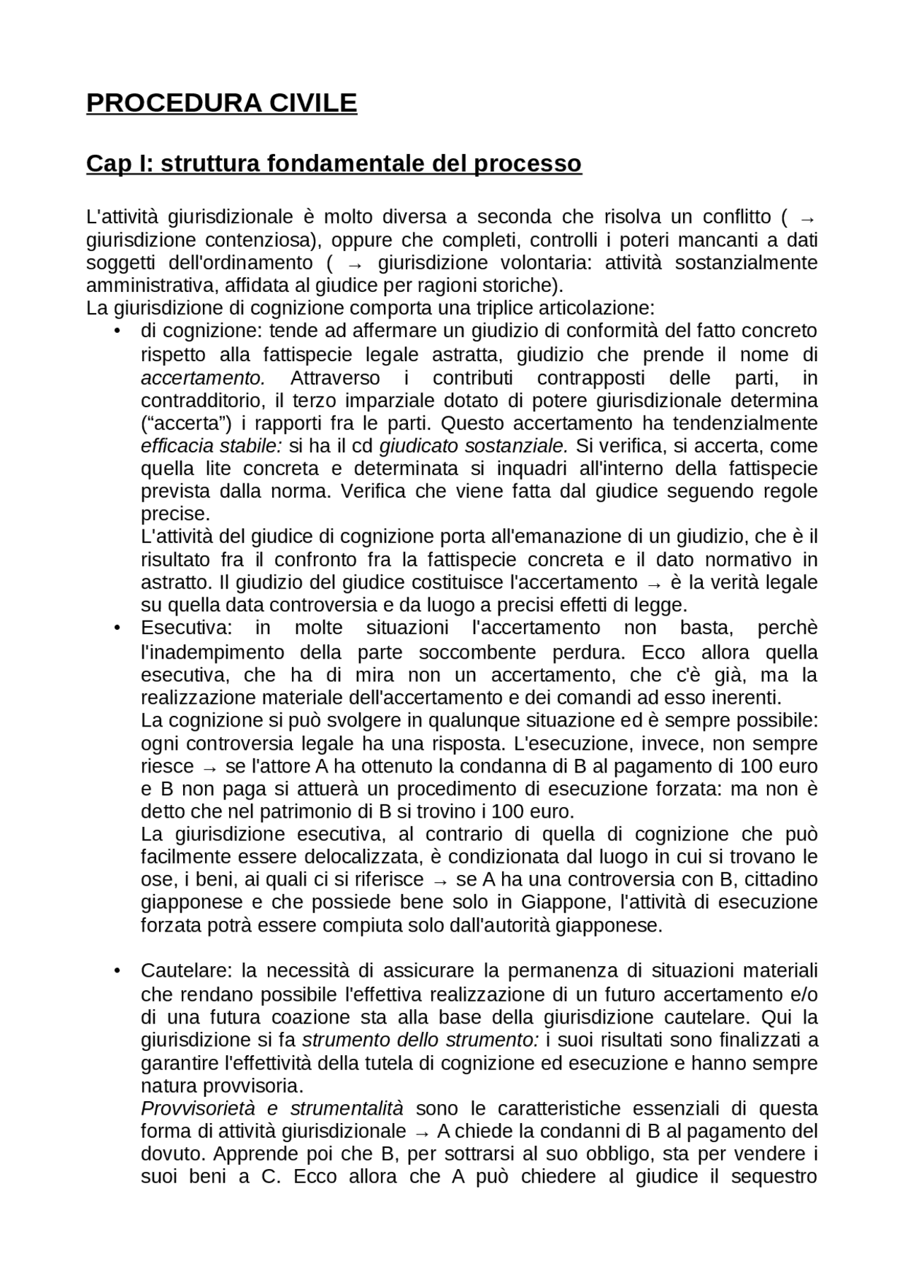 Compendio Di Procedura Civile Docsity