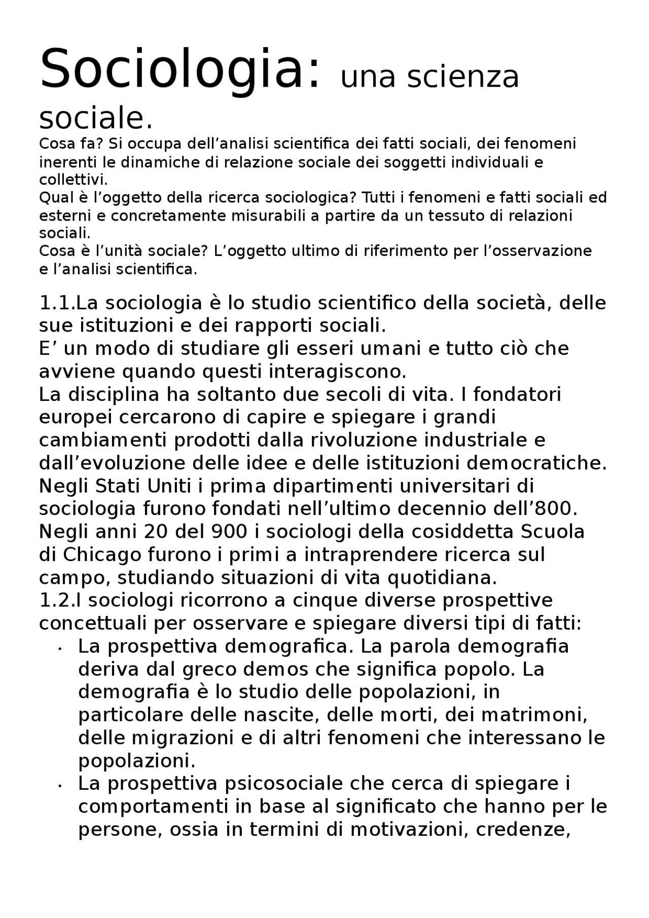 NEIL J. SMELSER, MANUALE DI SOCIOLOGIA - Docsity