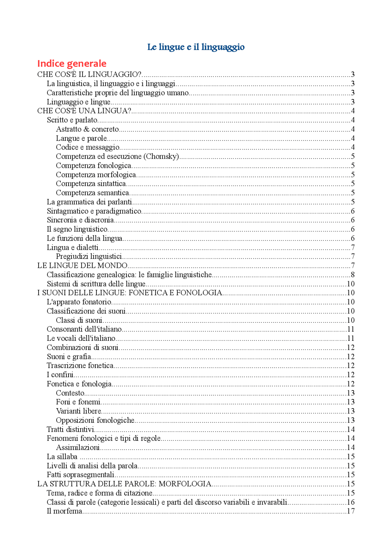 Graffi Scalise Lingue E Linguaggio Riassunto Docsity