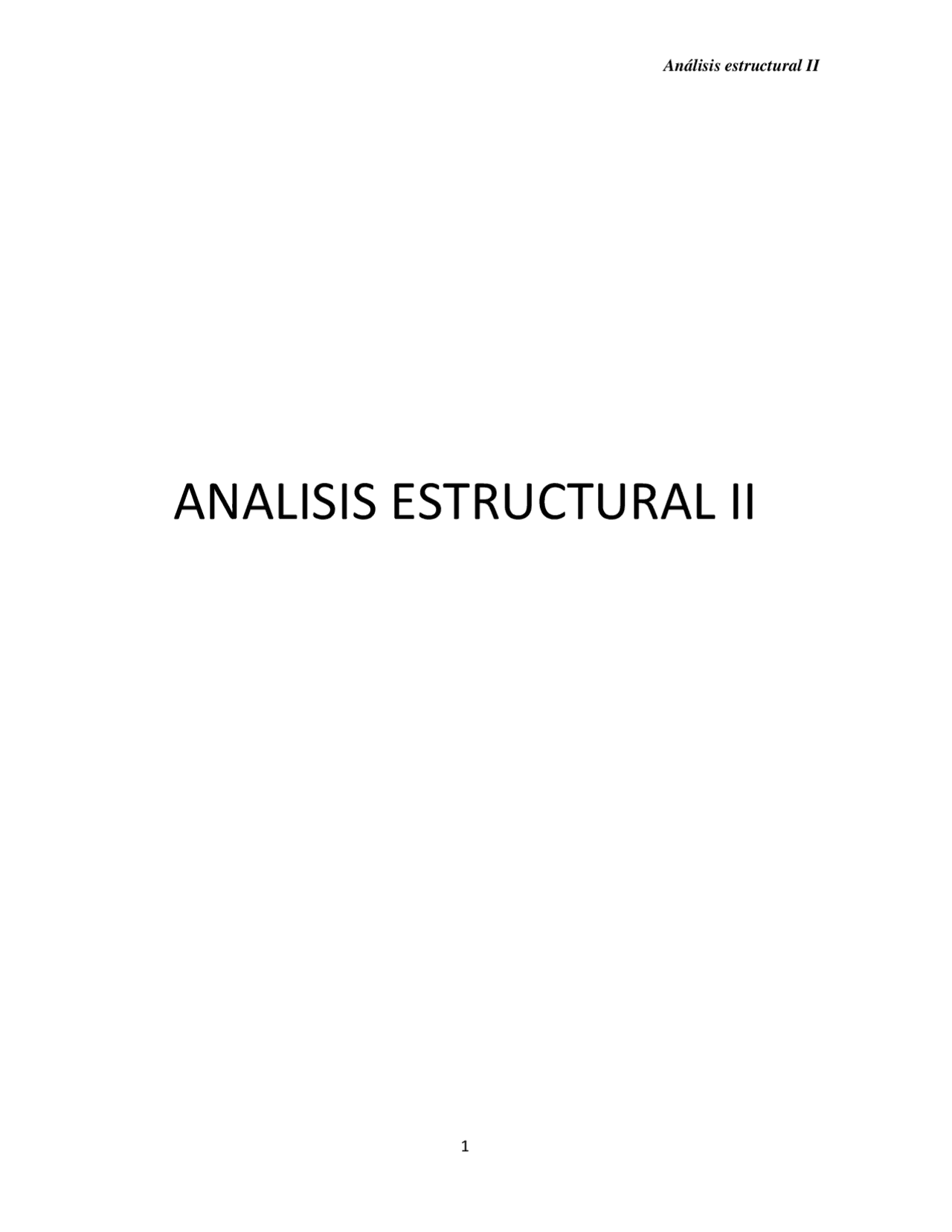 Analisis Estructural Ejercicios De Análisis Estructural Docsity