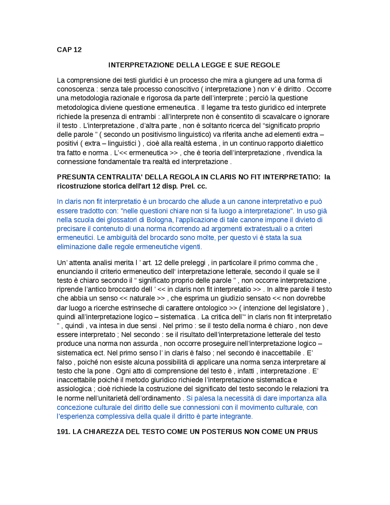 Diritto Civile Perlingieri Docsity