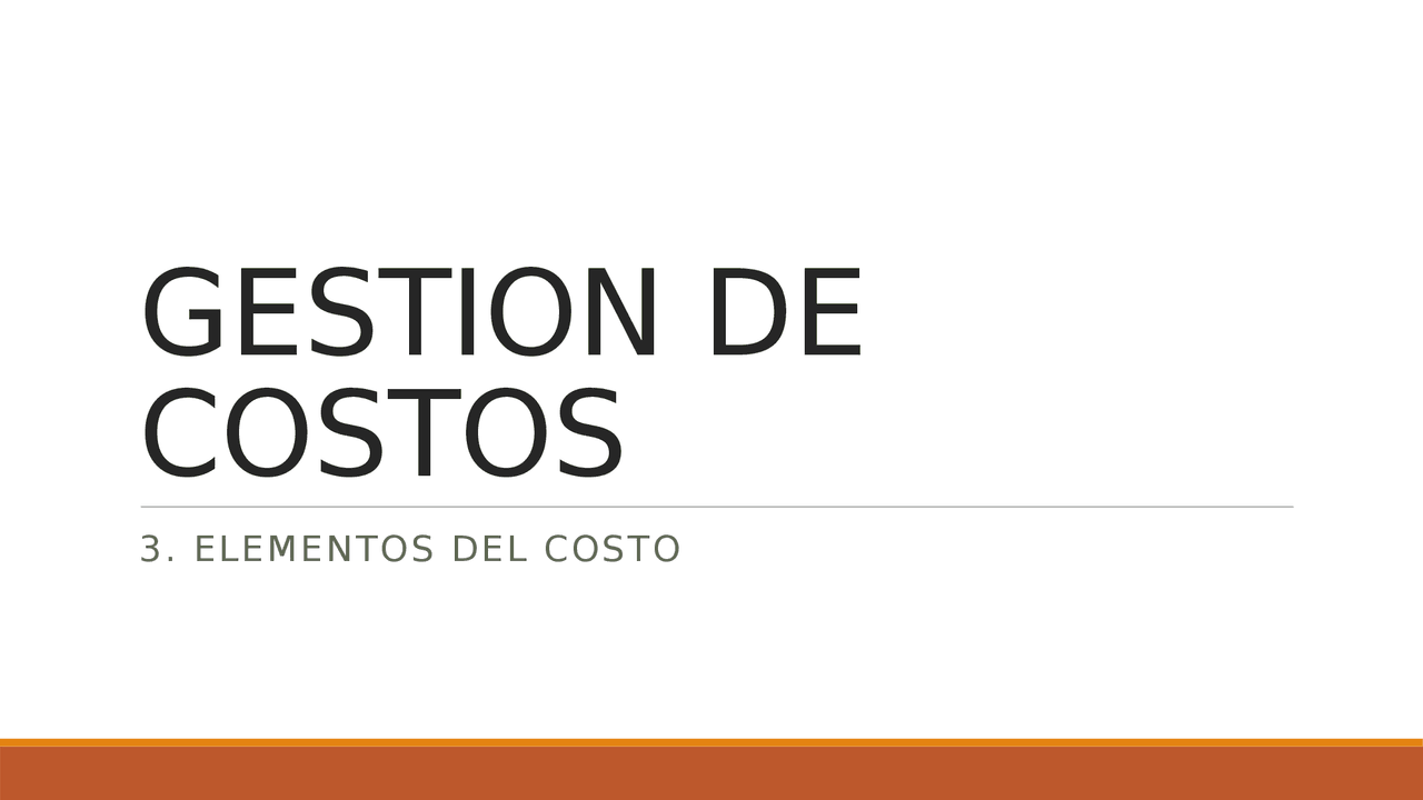 Materiales directos en Gestion de Costos | Diapositivas de Contabilidad ...