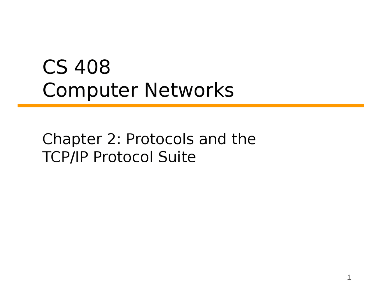 Communication Protocols Docsity