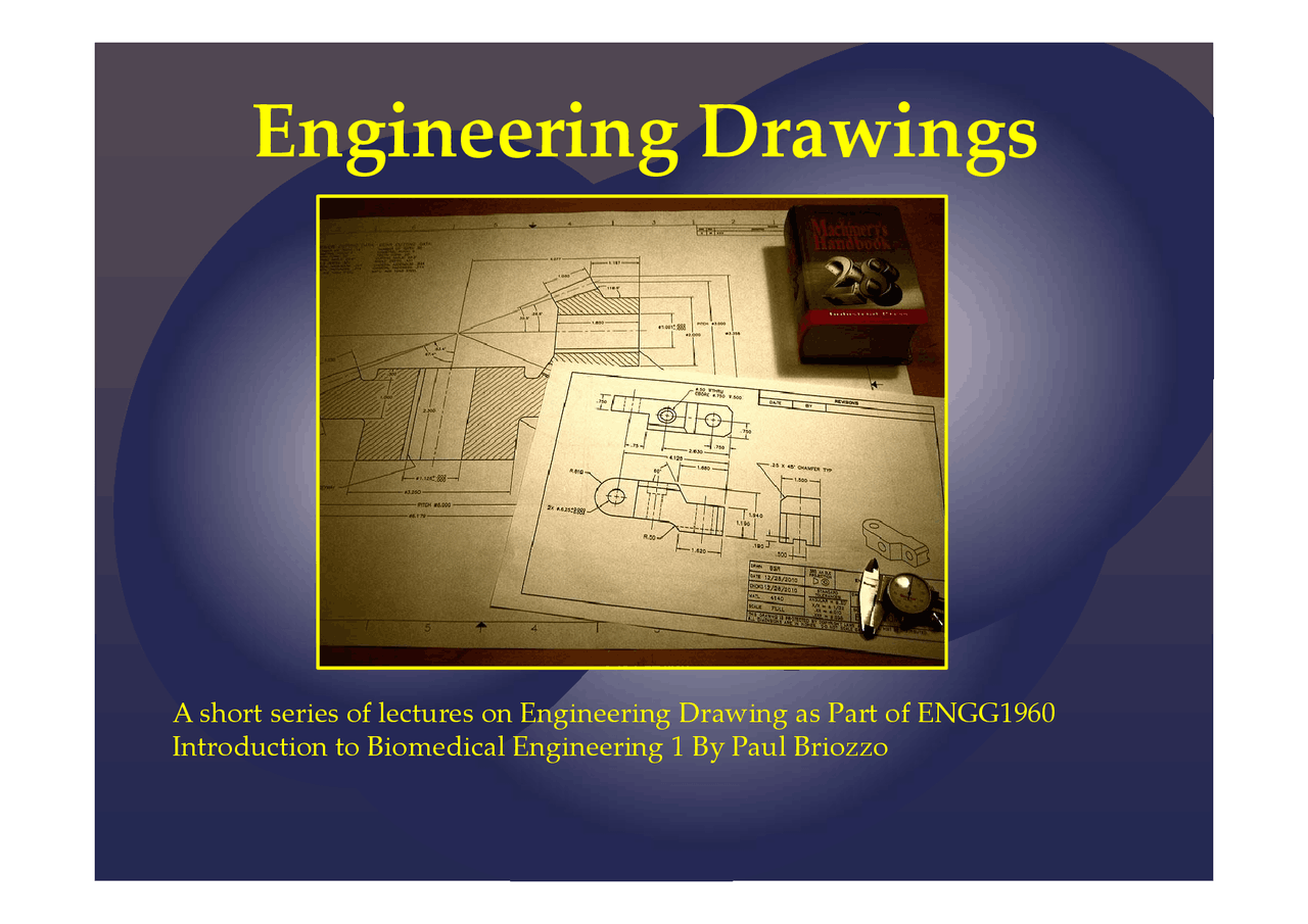 Engineering Drawing Lecture Docsity