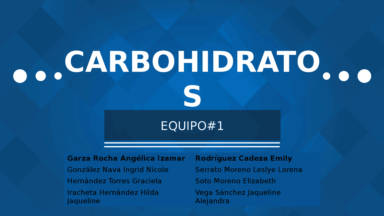 PRESENTACION DE CARBOHIDRATOS | Diapositivas de Bioquímica | Docsity