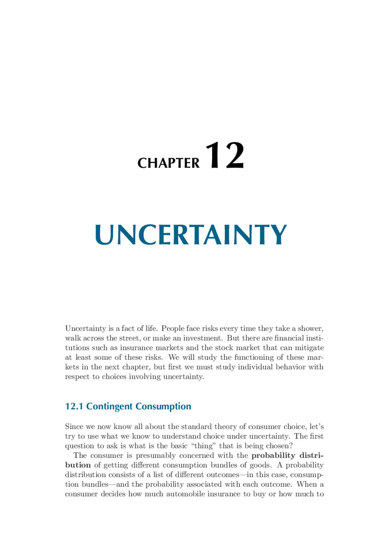 Expected utility theory - Docsity