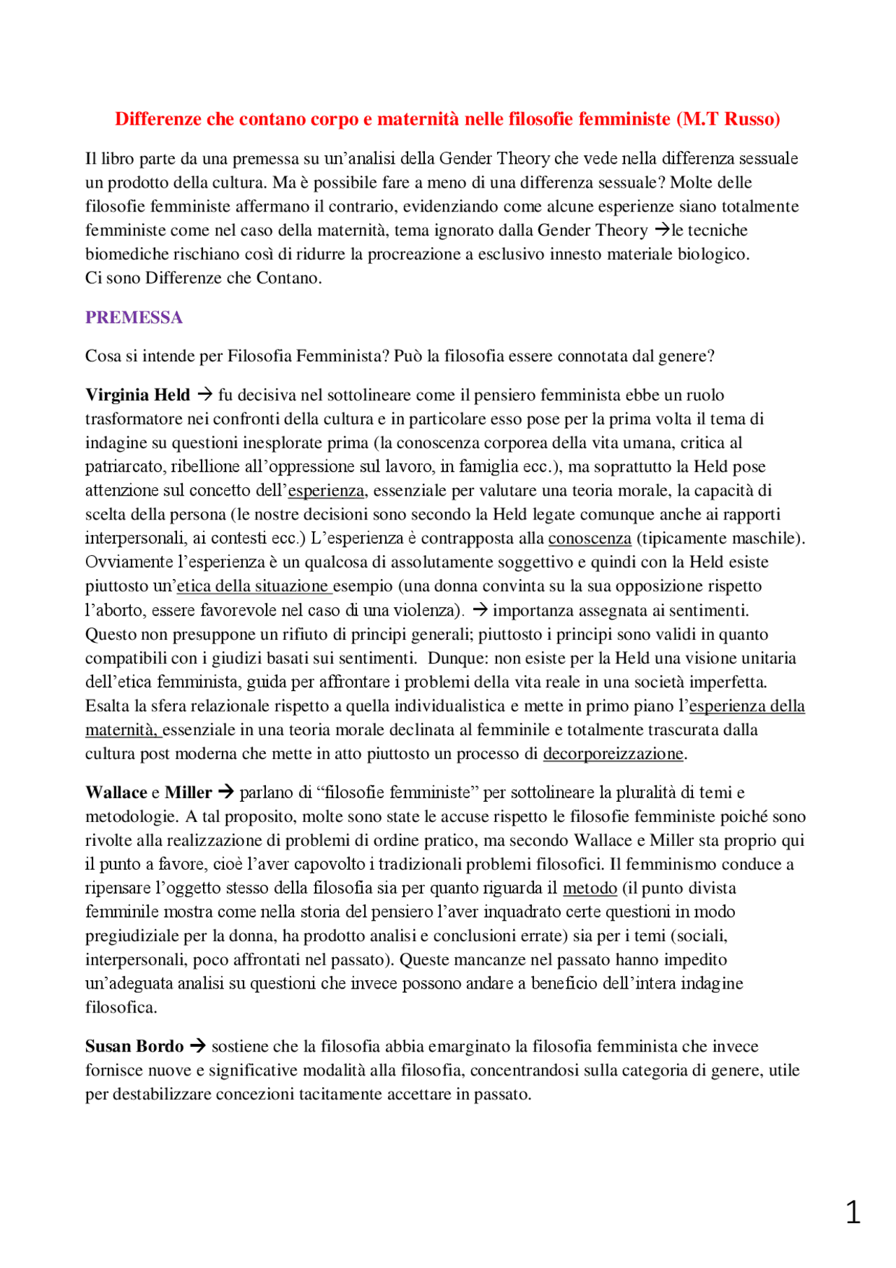 Differenze Che Contano Corpo E Maternità Nelle Filosofie Femministe