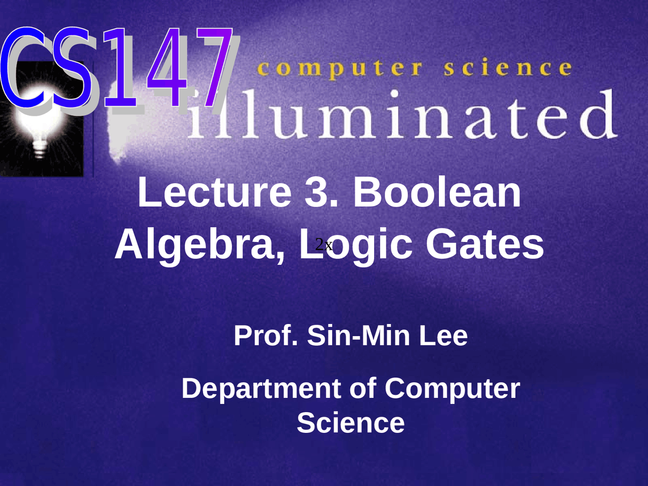 Boolean Algebra, logic circuit | Lecture notes Digital Logic Design and ...