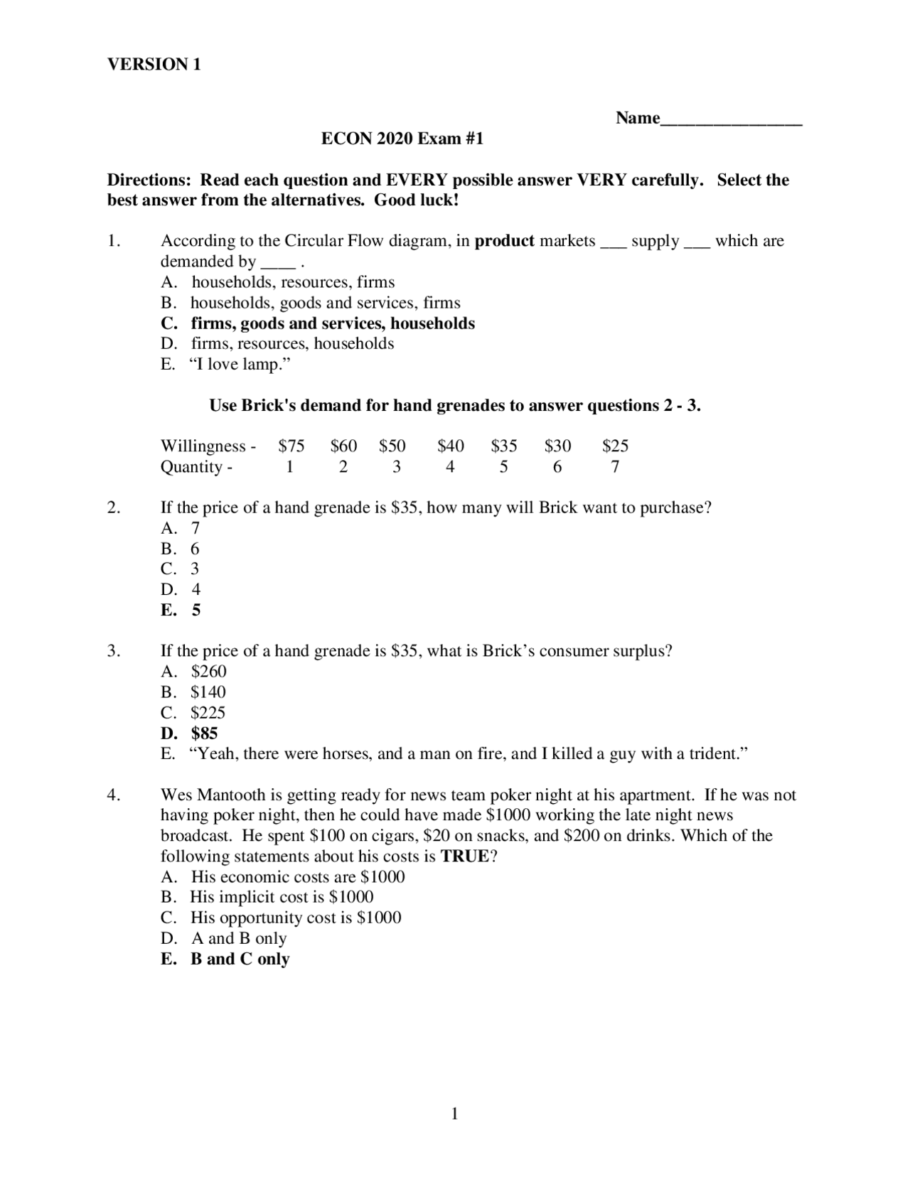 4 Solved Problems On Beginning Of Science Computing Exam 1 Econ