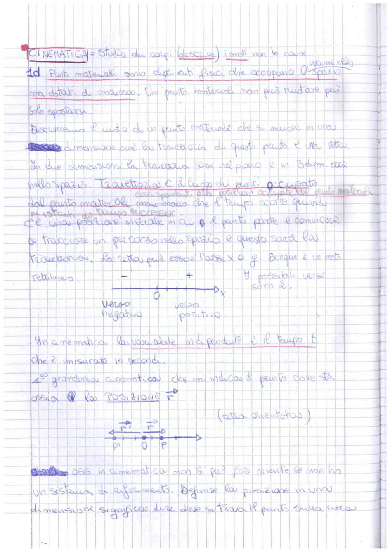 Cinematica Ingegneria Appunti Di Fisica Docsity