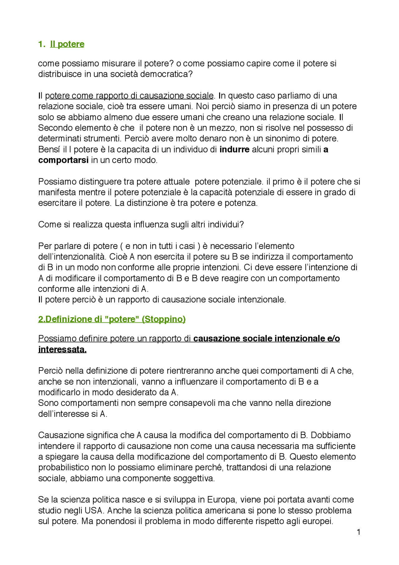 Appunti Completi Scienza Politica 20162017 Prof Palano Unicatt Docsity
