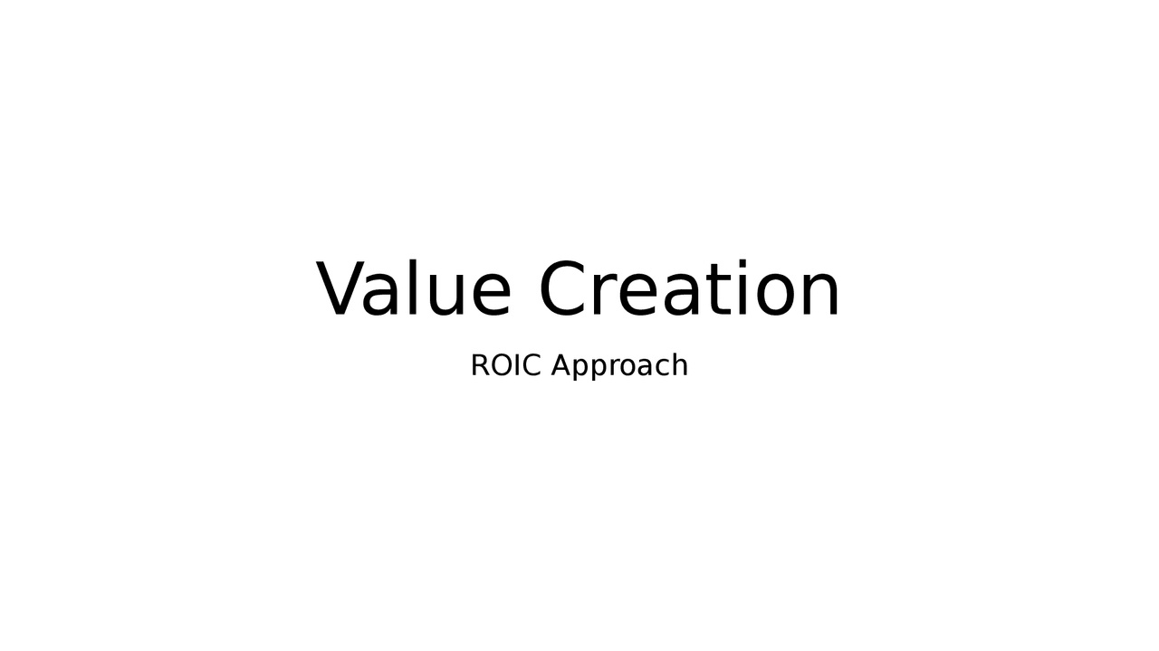 Finance And Valuation Related Slides That Might Benefit Docsity