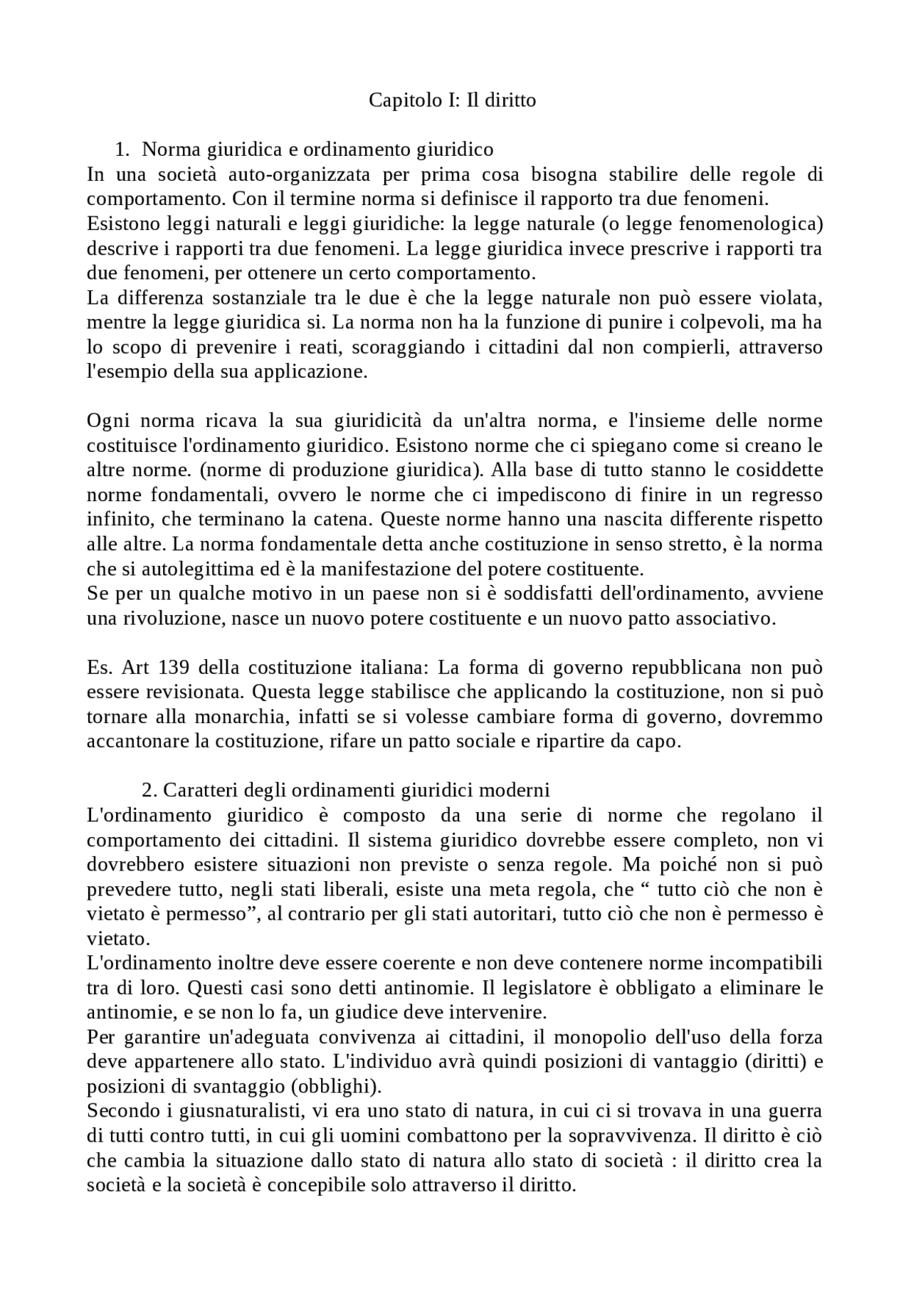 Principi Di Diritto Pubblico Docsity