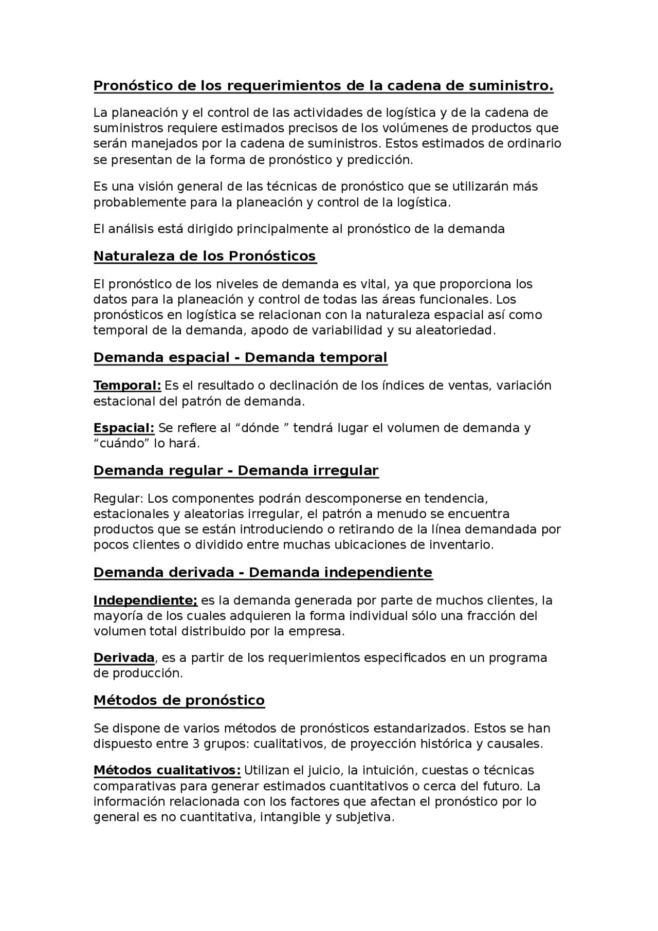 Logística Administrativa Resúmenes De Logística Docsity